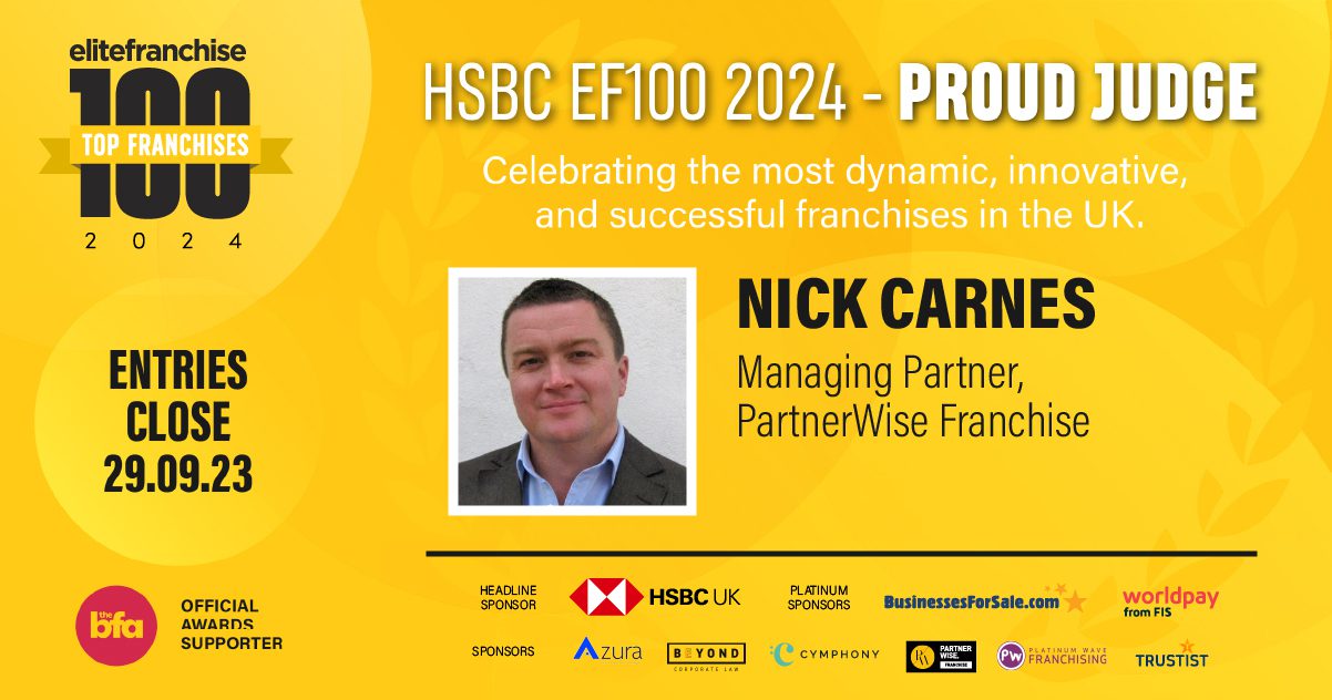 Delighted Nick's a Judge! | PartnerWise Franchise